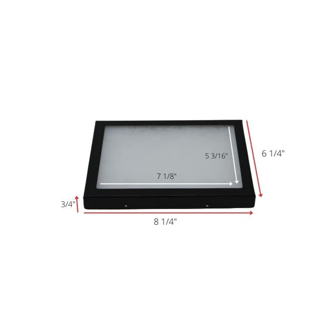 6 Pack of Riker Display Cases 6 X 8 X 3/4 for Collectibles - Etsy