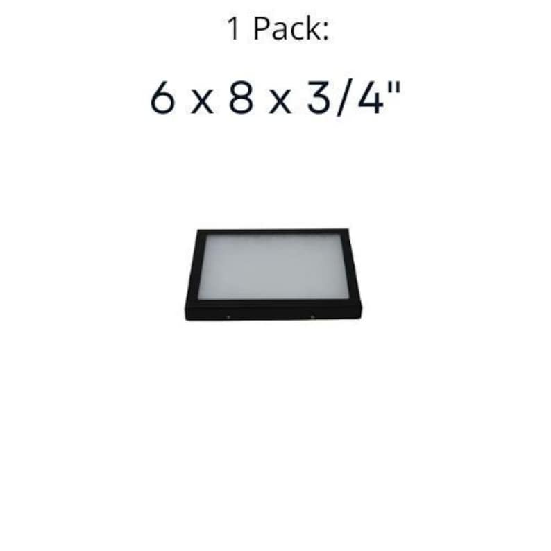 Riker Display Case 6 X 8 X 3/4 for Collectibles Jewelry - Etsy