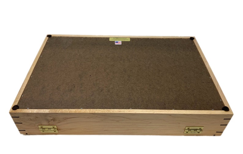 Maple Cedar Cherry Walnut or Oak Wood Display Case 12 x 18 | Etsy