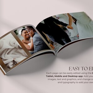 Editable Digital Wedding Photobook, Editable Wedding Moments Photobook ...