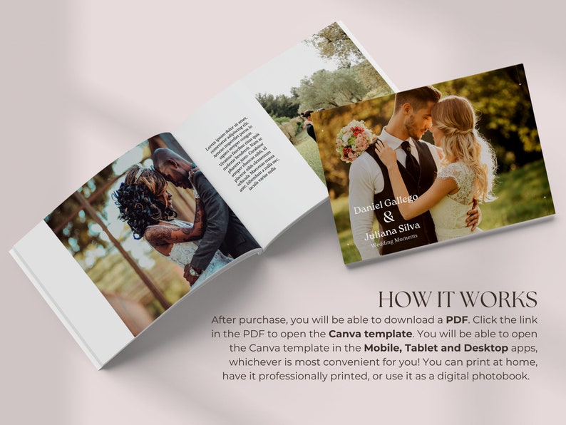 Editable Wedding Moments Photobook, Wedding Album Design, Wedding Book ...