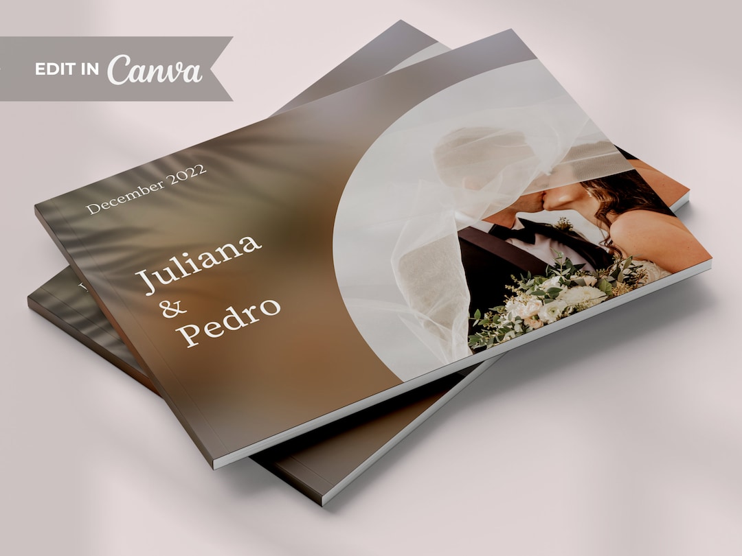 Editable Digital Wedding Photobook, Editable Wedding Moments Photobook ...