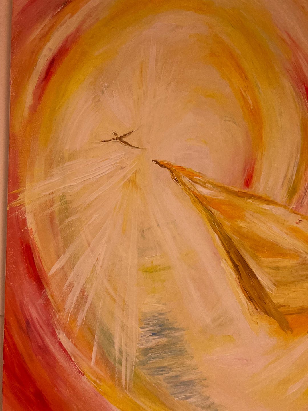 Jumping Into the Unknown With God Original Acrylic Painting - Leap of ...