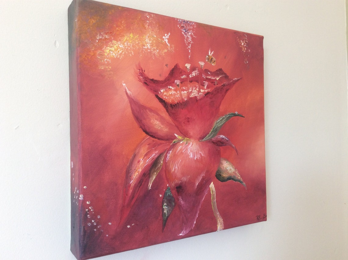 The Beauty of Our Hearts Being Open to God, Original Oil Painting - Etsy