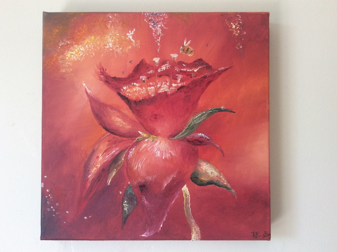 The Beauty of Our Hearts Being Open to God, Original Oil Painting - Etsy