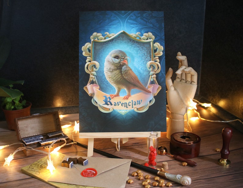 Hogwarts Cute Babies House Crests Prints Harry Potter Nursery Decor ...