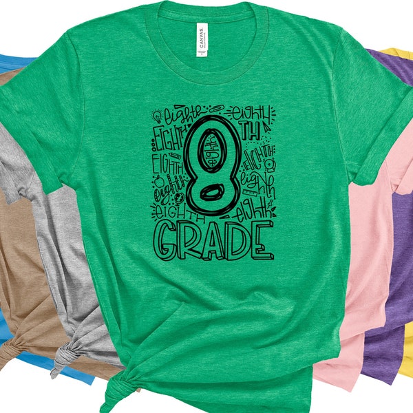 8th Grade Shirt - Etsy