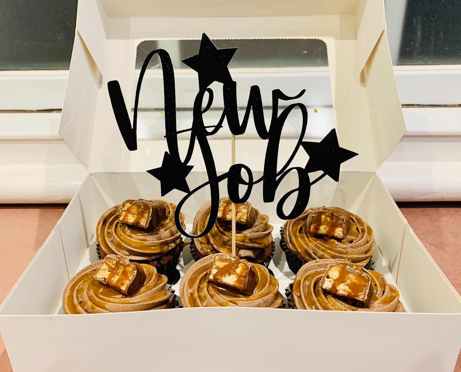 New Job Cake Topper Cake Decoration Happy New Job New | Etsy