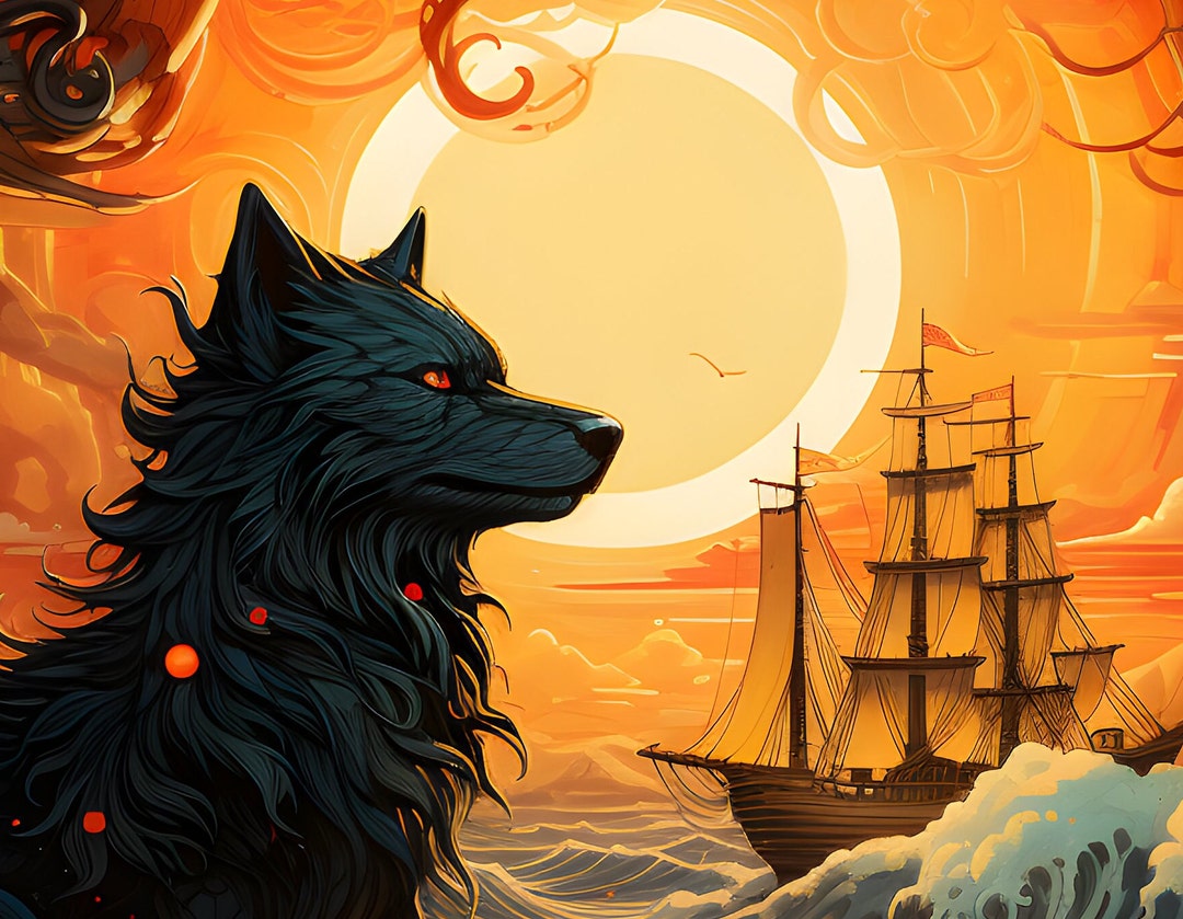 Wolf Ship for Halloween - Etsy