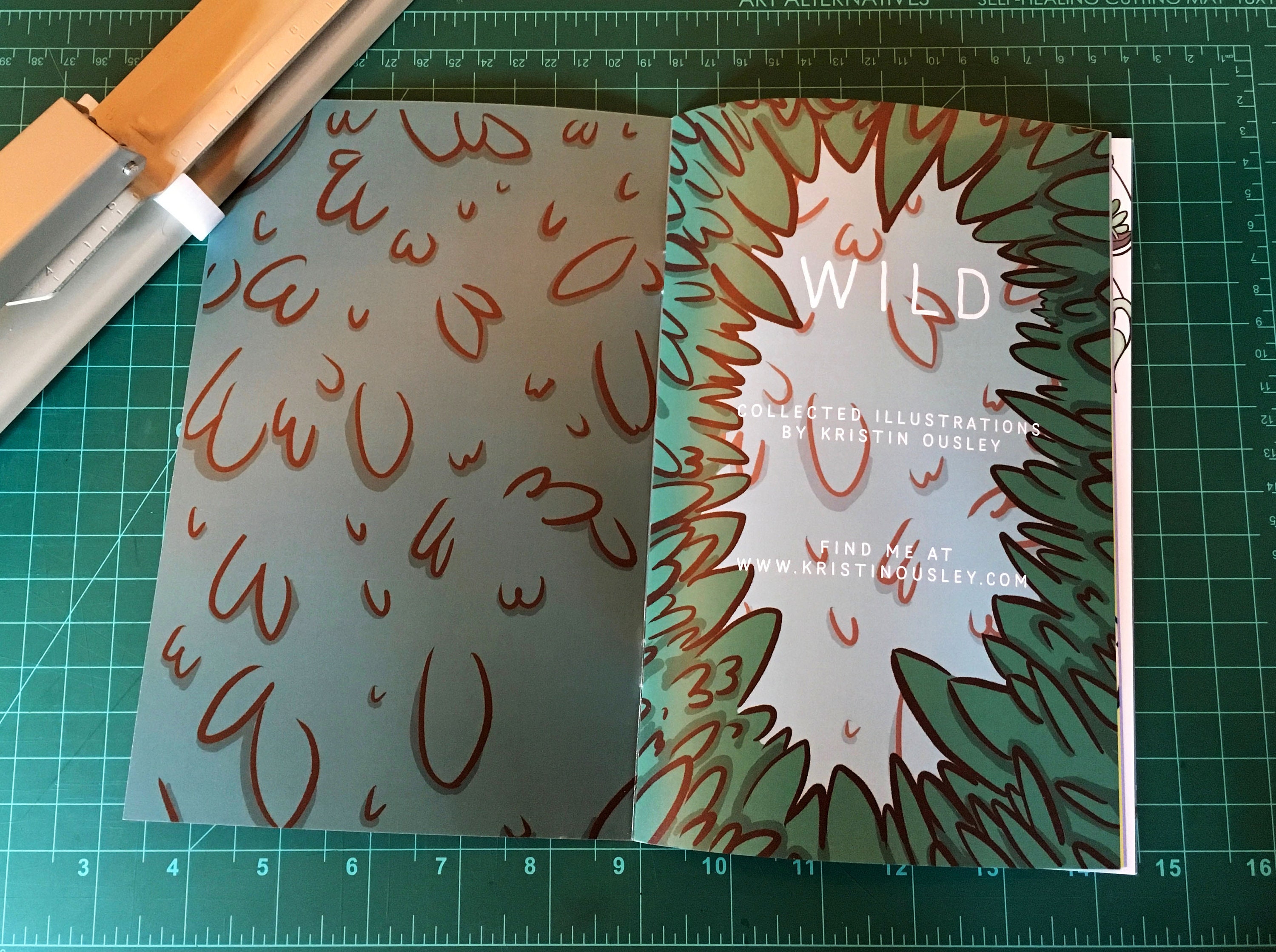 Wild Ilustración coleccionó Zine Indie Art Zine Arte | Etsy