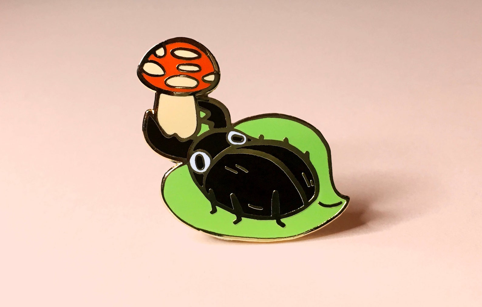 Tiny Gift Hard Enamel Pin Beetle Pin Cute Insect Enamel - Etsy