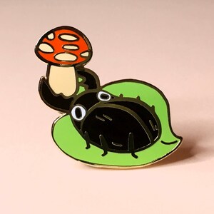 Tiny Gift Hard Enamel Pin Beetle Pin Cute Insect Enamel Pin Lapel Pin ...