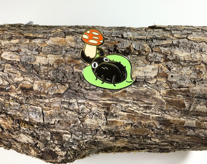 Tiny Gift - Hard Enamel Pin - Beetle Pin - Cute Insect Enamel Pin ...