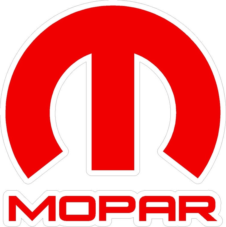MOPAR sticker decal Large Red Dodge pickup Ram 1500 Ram 2500 | Etsy