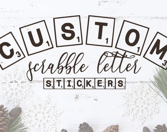 Custom Scrabble Letter - Etsy