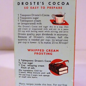 Droste's Coca Tin & Box - Etsy