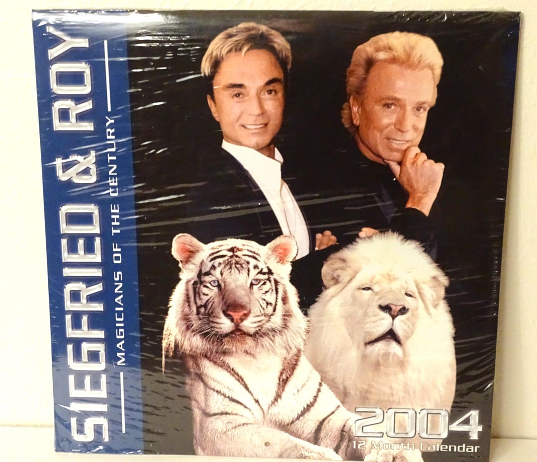 A Rare Siegfried & Roy 2004 Calendar - Etsy