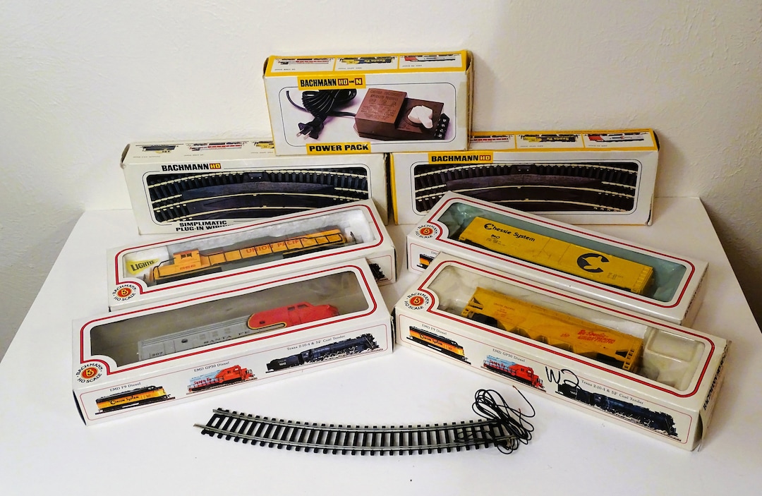 Vintage Bachmann HO Train Set - Etsy
