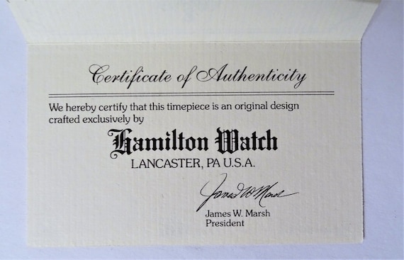 Hamilton 'Carlisle' reissue watch - Gem