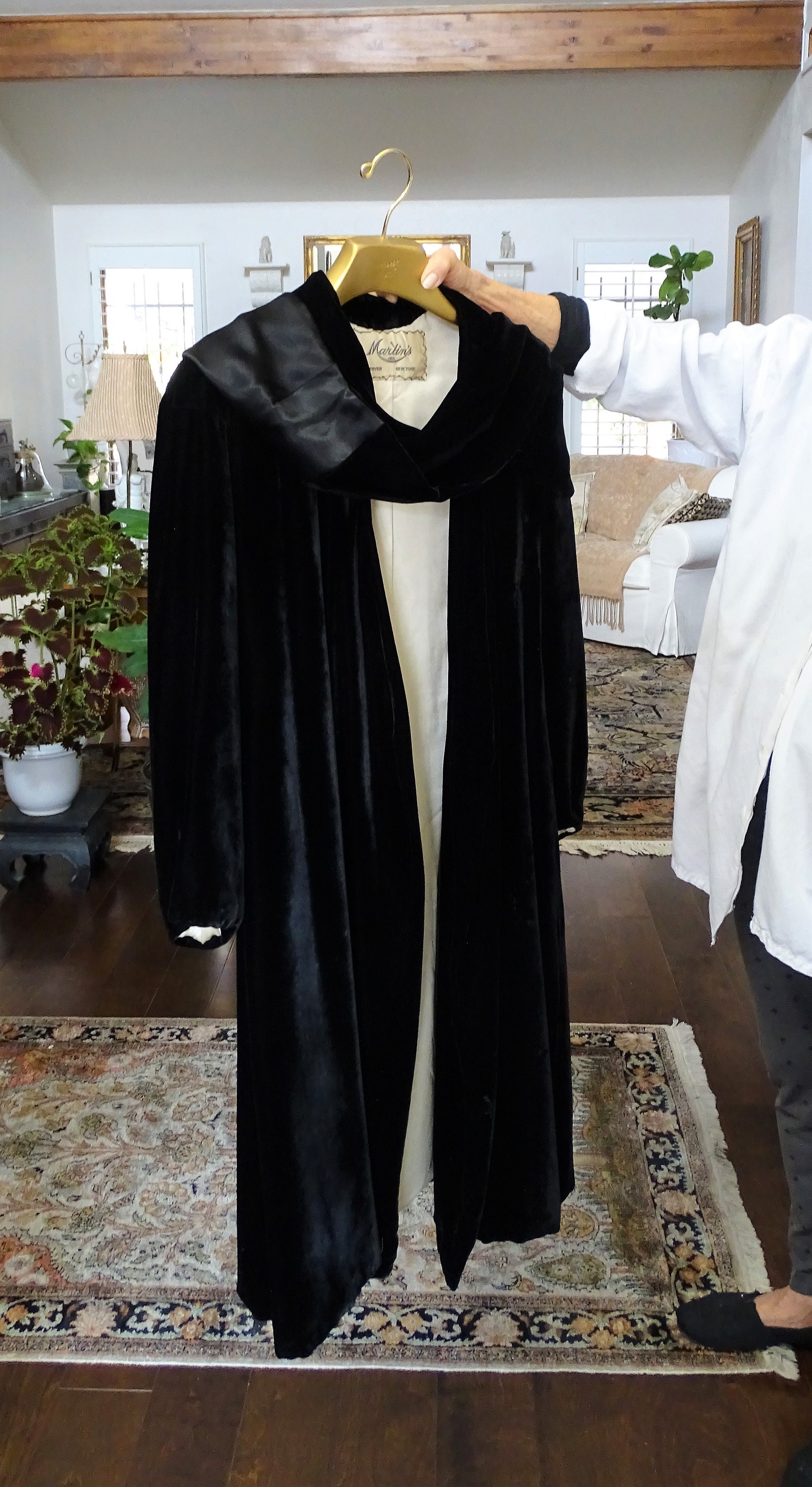 1940's Velvet Opera Coat - Etsy