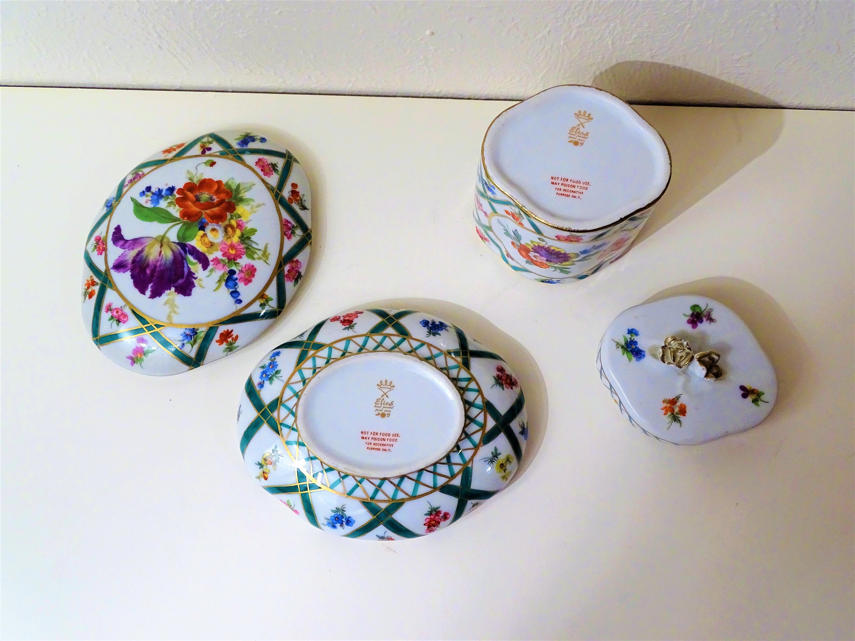 Elios Peint Main Italian Porcelain - Etsy