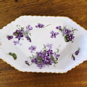 Hammersley 'victorian Violets' Bone China - Etsy