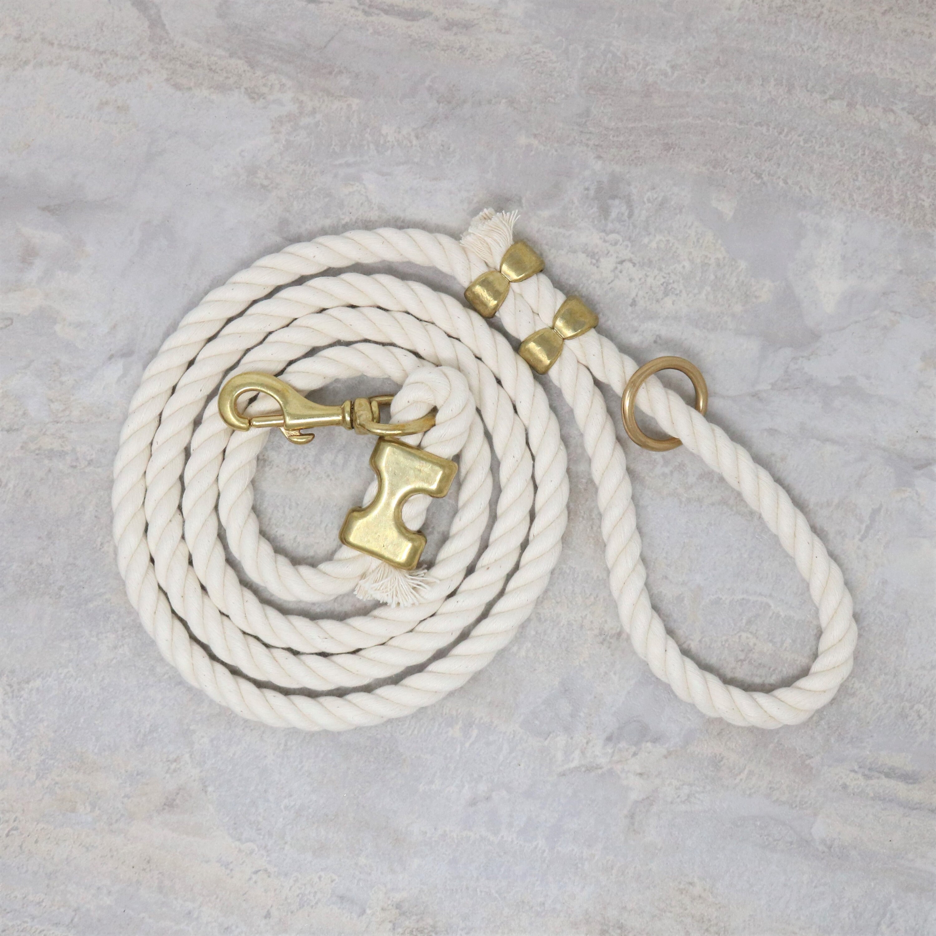 Cotton Rope Leash Natural undyed - Etsy