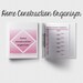 Pink New Home Building Construction Planner & Organizer - Over 60 ...