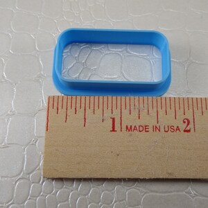 Rectangle Cutters With Rounded Corners, Set of 3 Polymer Clay Cutters ...