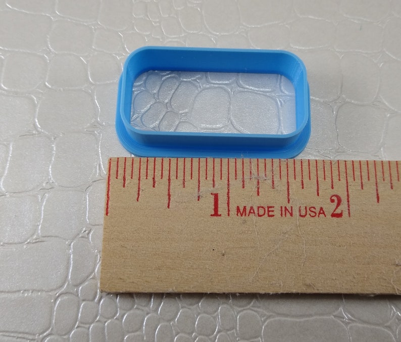 Rectangle Cutters With Rounded Corners Set of 3 Polymer Clay - Etsy