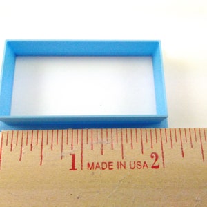 Polymer Clay Rectangle Cutters, Set of Three 1 1/2 X 3/4, 2 X 1, and 2 ...