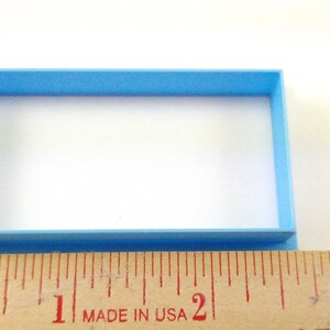 Polymer Clay Rectangle Cutters, Set of Three 1 1/2 X 3/4, 2 X 1, and 2 ...