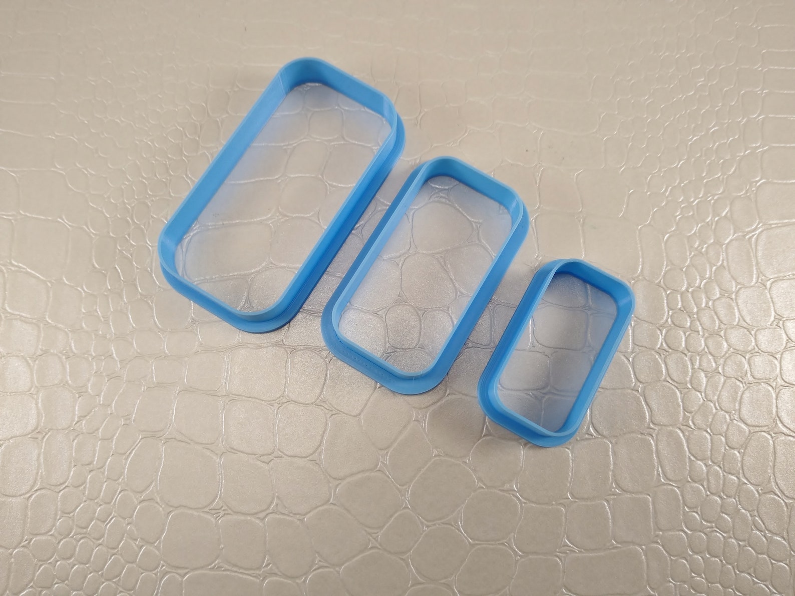 Rectangle Cutters With Rounded Corners Set of 3 Polymer Clay - Etsy