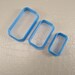 Rectangle Cutters With Rounded Corners, Set of 3 Polymer Clay Cutters ...