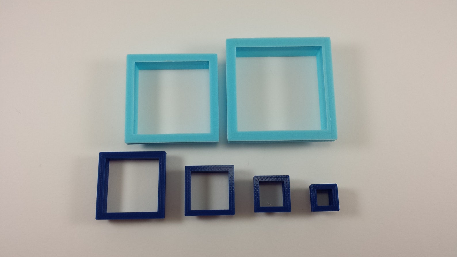 Square Cutter Set of 6 1/3 1/2 3/4 1 1 1/2 and 1 3/4 Inch - Etsy