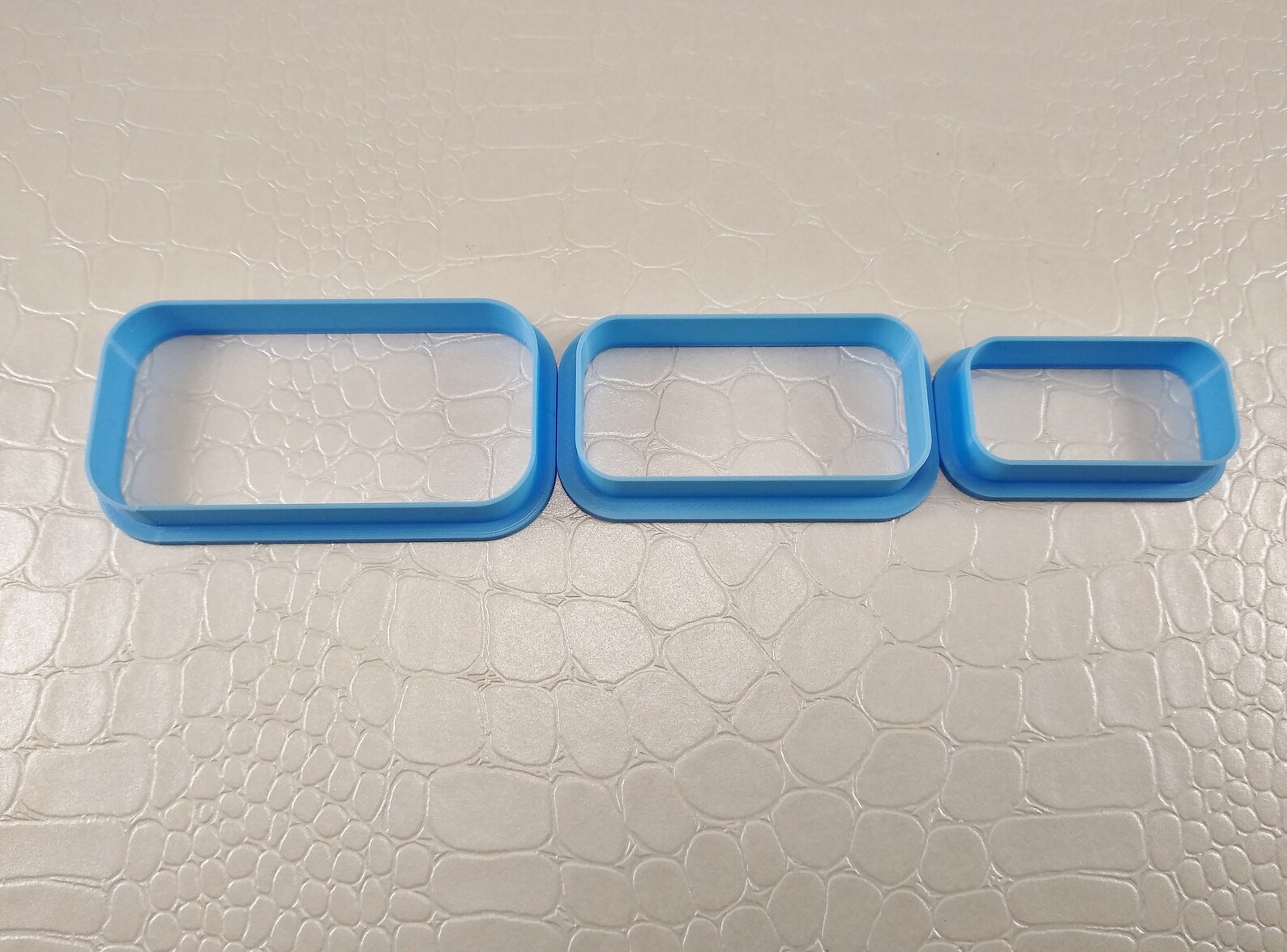 Rectangle Cutters With Rounded Corners Set of 3 Polymer Clay - Etsy