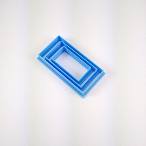 Polymer Clay Rectangle Cutters, Set of Three 1 1/2 X 3/4, 2 X 1, and 2 ...