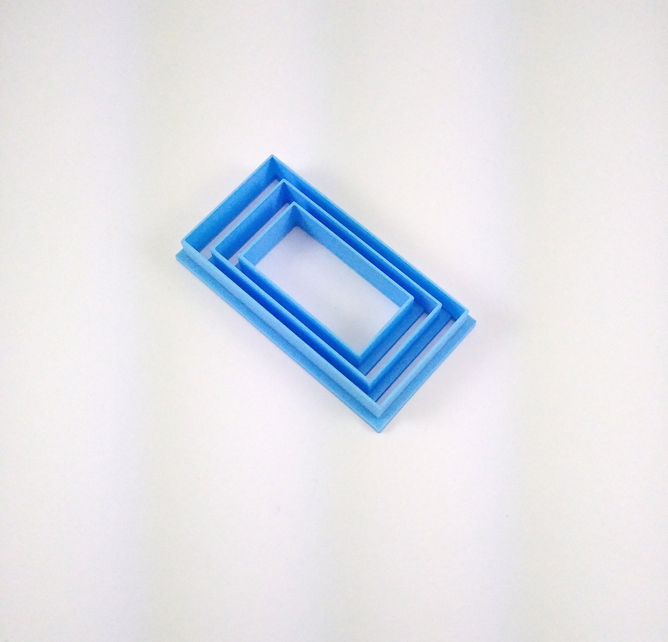 Polymer Clay Rectangle Cutters Set of Three 1 1/2 x 3/4 2 | Etsy