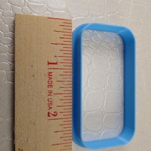 Rectangle Cutters With Rounded Corners, Set of 3 Polymer Clay Cutters ...