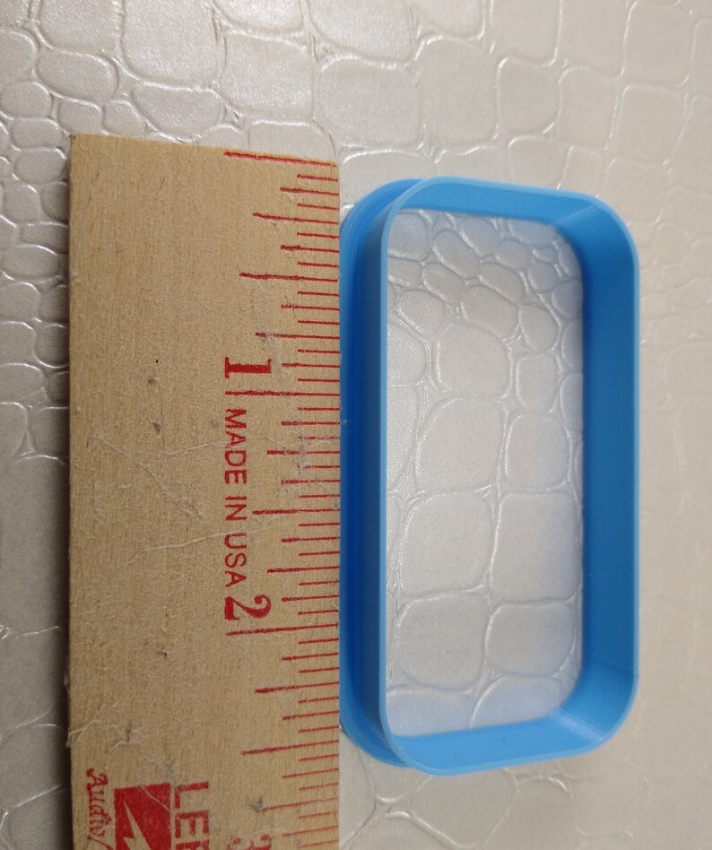 Rectangle Cutters With Rounded Corners Set of 3 Polymer Clay - Etsy