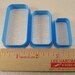 Rectangle Cutters With Rounded Corners, Set of 3 Polymer Clay Cutters ...