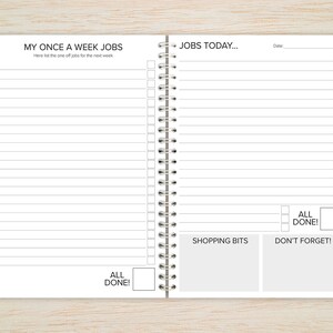 The Cleaning Journal Daily Planner Cleaning Schedule Book Cleaning ...