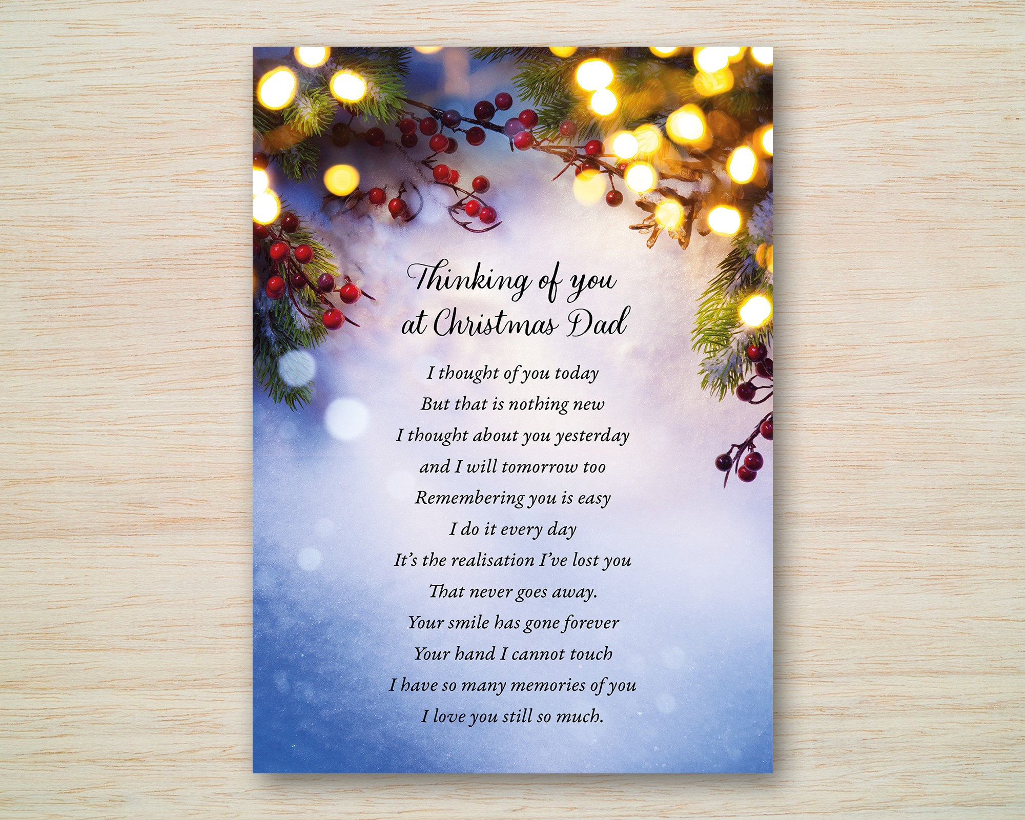 Christmas Memorial Bereavement Grave Card for Mum and Dad - Etsy UK