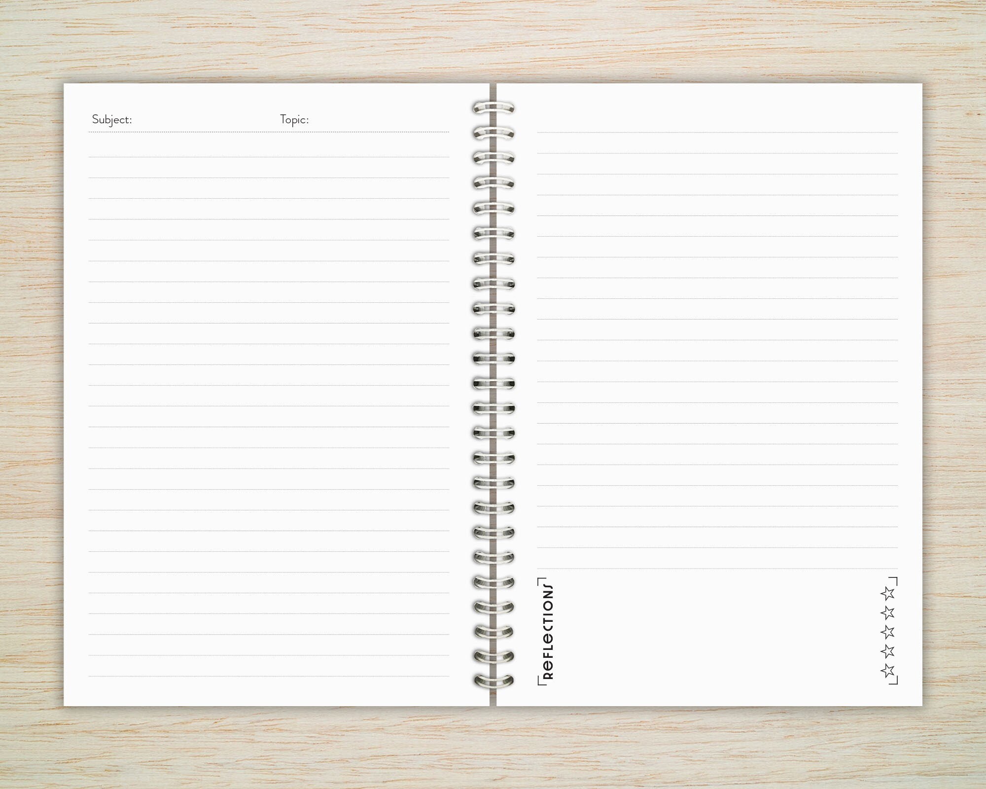 GCSE Revision Journal Study Planner Notebook Organiser Book | Etsy UK