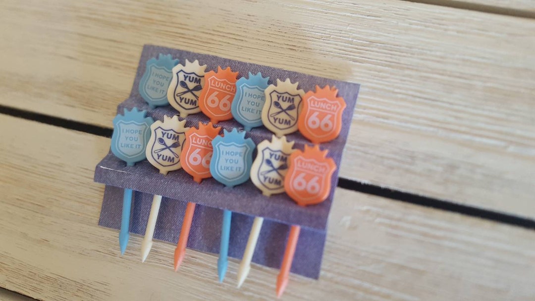 10 Pc Plastic Road Sign Cupcake Cake Toppers Birthday Party Cake ...