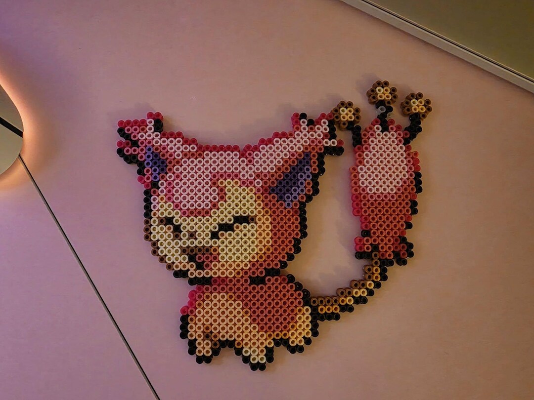 Skitty Pokemon Perler - Etsy