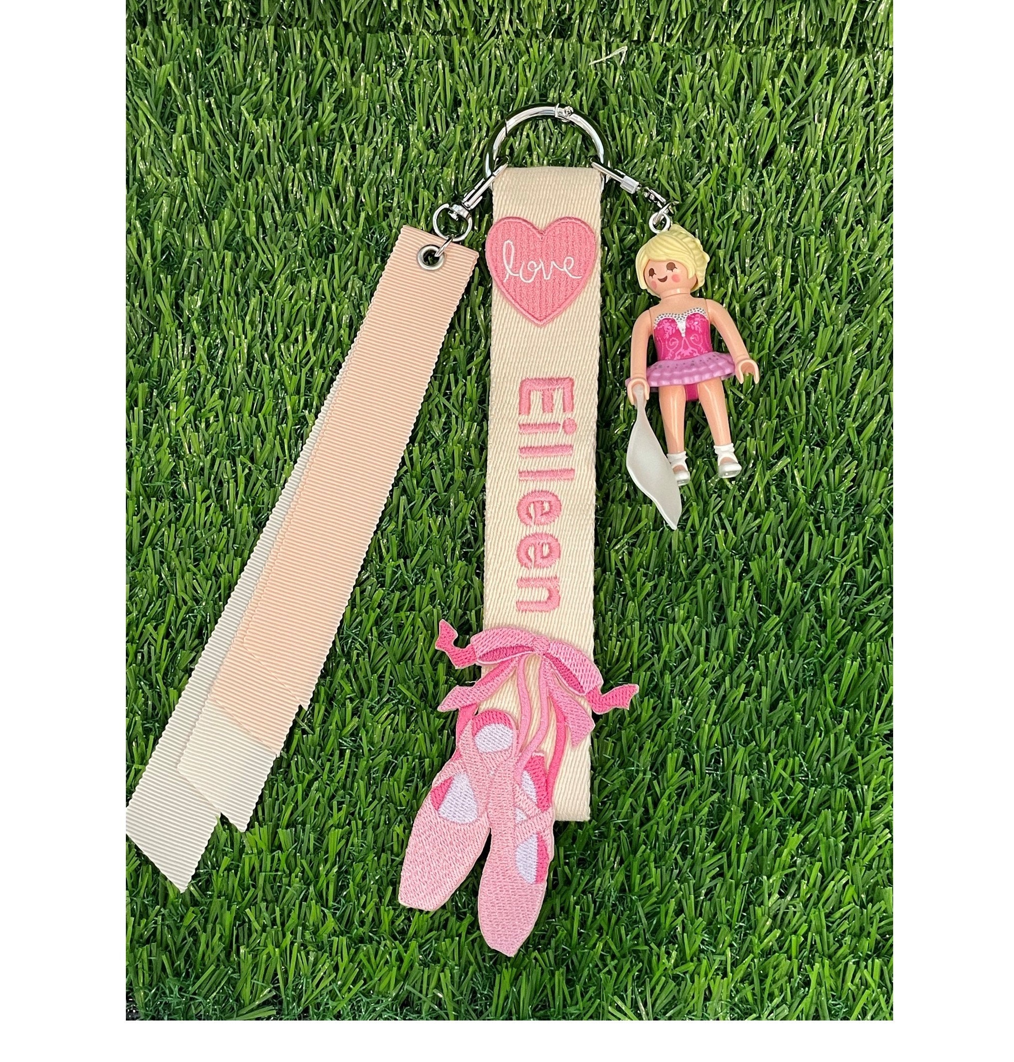 Custom Embroidered Ballet Keychain – Personalized Dancer Gift - Etsy