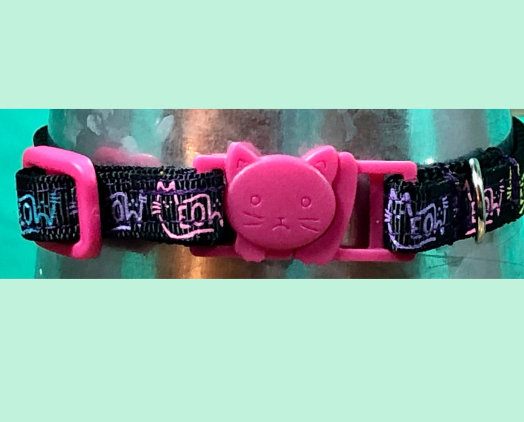Meow Cat Collar - Etsy