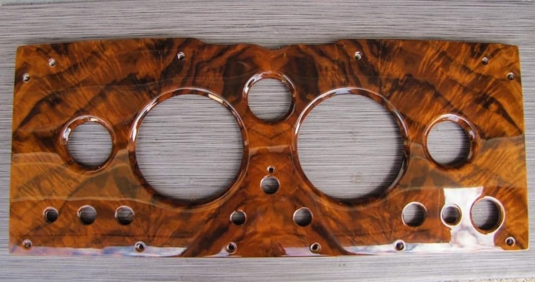Jaguar XK150,XK150S Walnut Burl Wood Dashboard Center Instrument/dash ...
