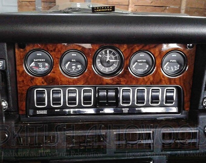 Jaguar XKE E-type Wood Walnut Burl Dash Dashboard Center - Etsy